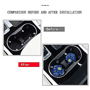 Car Coasters for Drinks Absorbent, Cute Car Coasters for Women & Men Cup Holder Coasters for Your Car with Fingertip Grip, Auto Accessories for Women & Men,Pack of 2 (Rock)