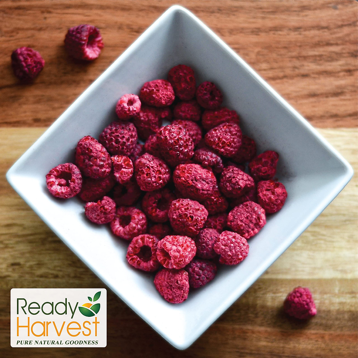 Ready Harvest Freeze Dried Raspberries Whole Foods for Emergency Food Storage, Camping Supplies, and Survival Kits | Sealed Fresh in #10 Can | 30 Year Shelf Life | 1 Can