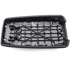 Ezzy Auto Black Leather Center Console Armrest Lid Cover Box fit for 2013-2018 Altima Black Leather