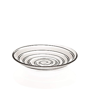 Barski Glass - Bowl - for Soup - Dessert - Pasta - Soup Plate - Designed -Set of 4-8.2" Diameter - Made in Europe