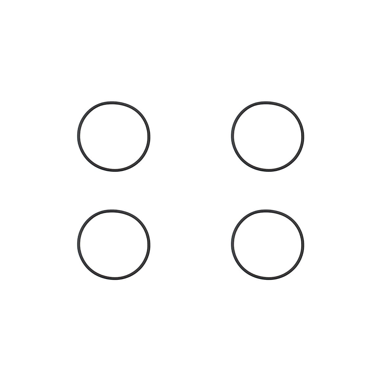 48694 Replacement O-Rings K-48694 for Specific Kohler Shower Valves and Lavatory Faucets (4-Pack)