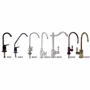 Westbrass D2031-NL-62 8" Touch-Flo Style Pure Cold Water Dispenser Faucet, Matte Black