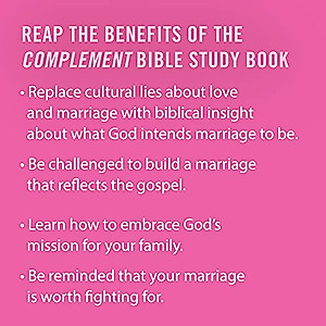 Complement - Bible Study Book: Seeing the Beauty of Marriage Through Scripture