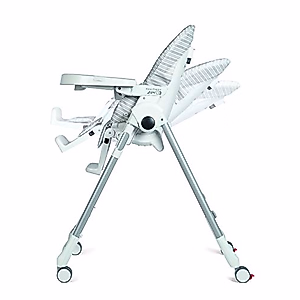 Prima Pappa Zero 3 - High Chair - for Children Newborn to 3 Years of Age - Made in Italy - Gold (White & Gold)