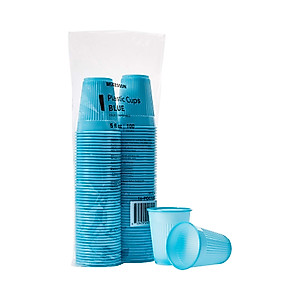 McKesson Disposable Plastic Cups, Drinking Cups, Polypropylene, Blue, 5 oz, 2500 Count