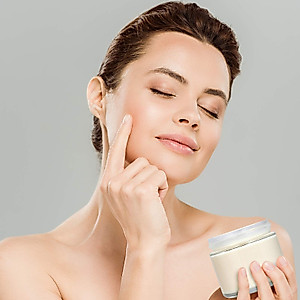 2oz Glass Jars 40 Pack, Hoa Kinh Mini Round Clear Glass Jars with Inner Liners and Black Lids, Perfect for Storing Lotions, Powders, and Ointments