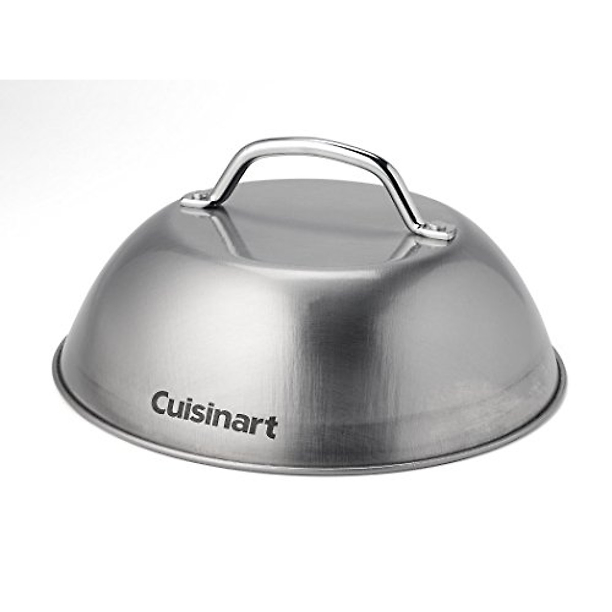 Cuisinart Burger Press Bundle - Cast Iron Smashed Burger Press & Melting Dome, 9" (Stainless Steel)