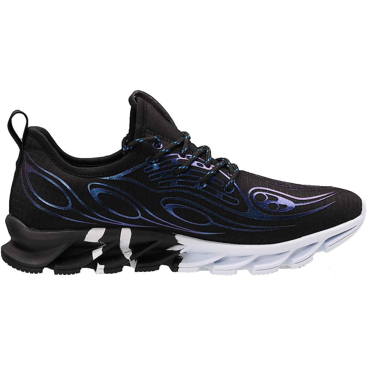 BRONAX Mens Walking Shoes Blade Designer for Males Black Size 12 Flat Cycling Running Athletic Sports Fitness Cushion Indoor Tennis Snickers Sneakers for Males