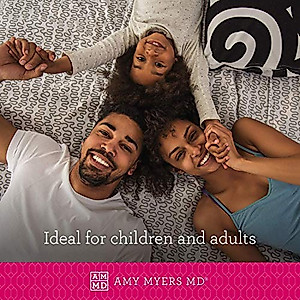 Dr. Amy Myers Kids Multivitamin Chewable for Optimal Health - Activated B Vitamins, Zinc, Selenium, Iodine + More - 23 Vitamins & Minerals, Gluten Free - Berry Flavor, 120 Tablets