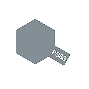 Tamiya America, Inc Polycarbonate PS-63 Bright Gun Metal, Spray 100 ml, TAM86063