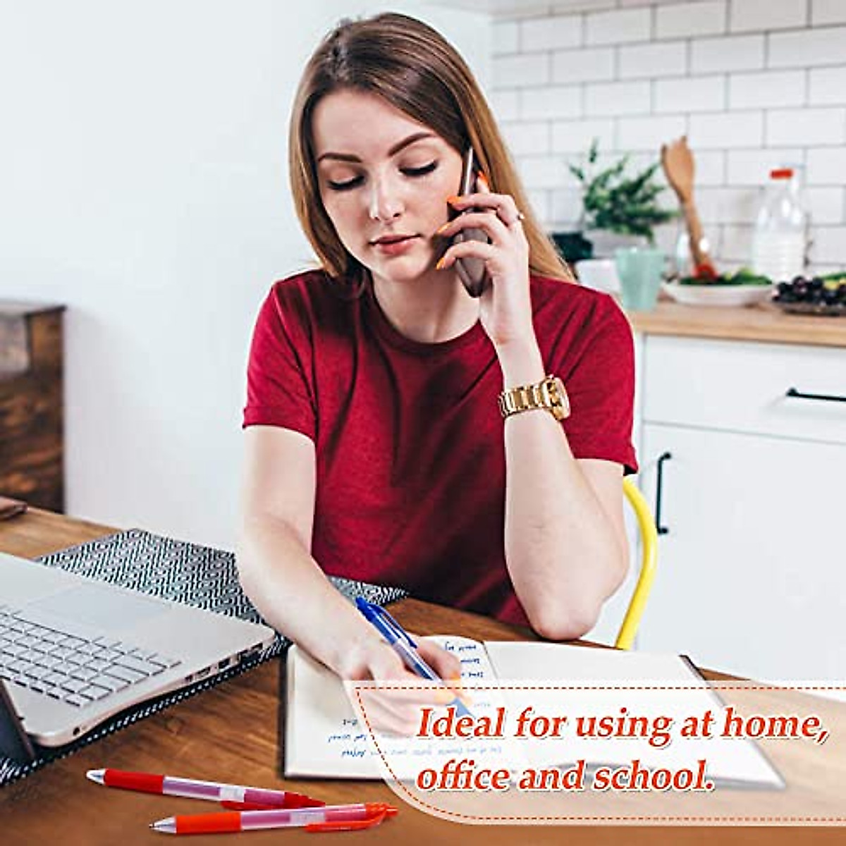 Gel Pens Set 20 Colors Medium Point Colored Pens Retractable Gel Ink Pens with Comfort Grip,Smooth Writing for Journal Notebook Planner in School Office Home by Smart Color Art