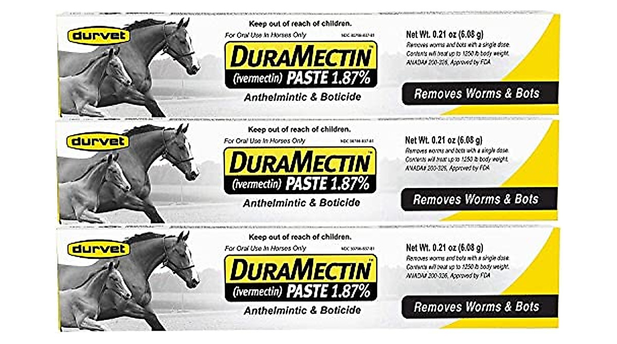 Durvet Duramectin Equine Wormer Paste - Safe & Broad Spectrum