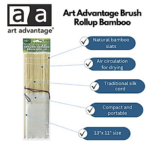 Art Advantage Brush Rollup Bamboo