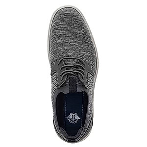 Dockers Mens Andover Casual Oxford Shoe, Grey/Black, 8 M