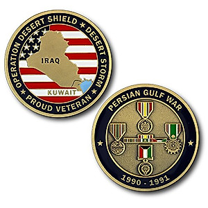 Persian Gulf War/Desert Storm Veteran Challenge Coin