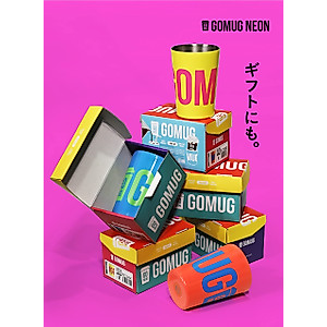 CB Japan GOMUG NEON Tumbler, Convenience Store, Coffee Cup, Neon Yellow, 15.2 fl oz (460 ml), Stainless Steel, Vacuum, Insulated
