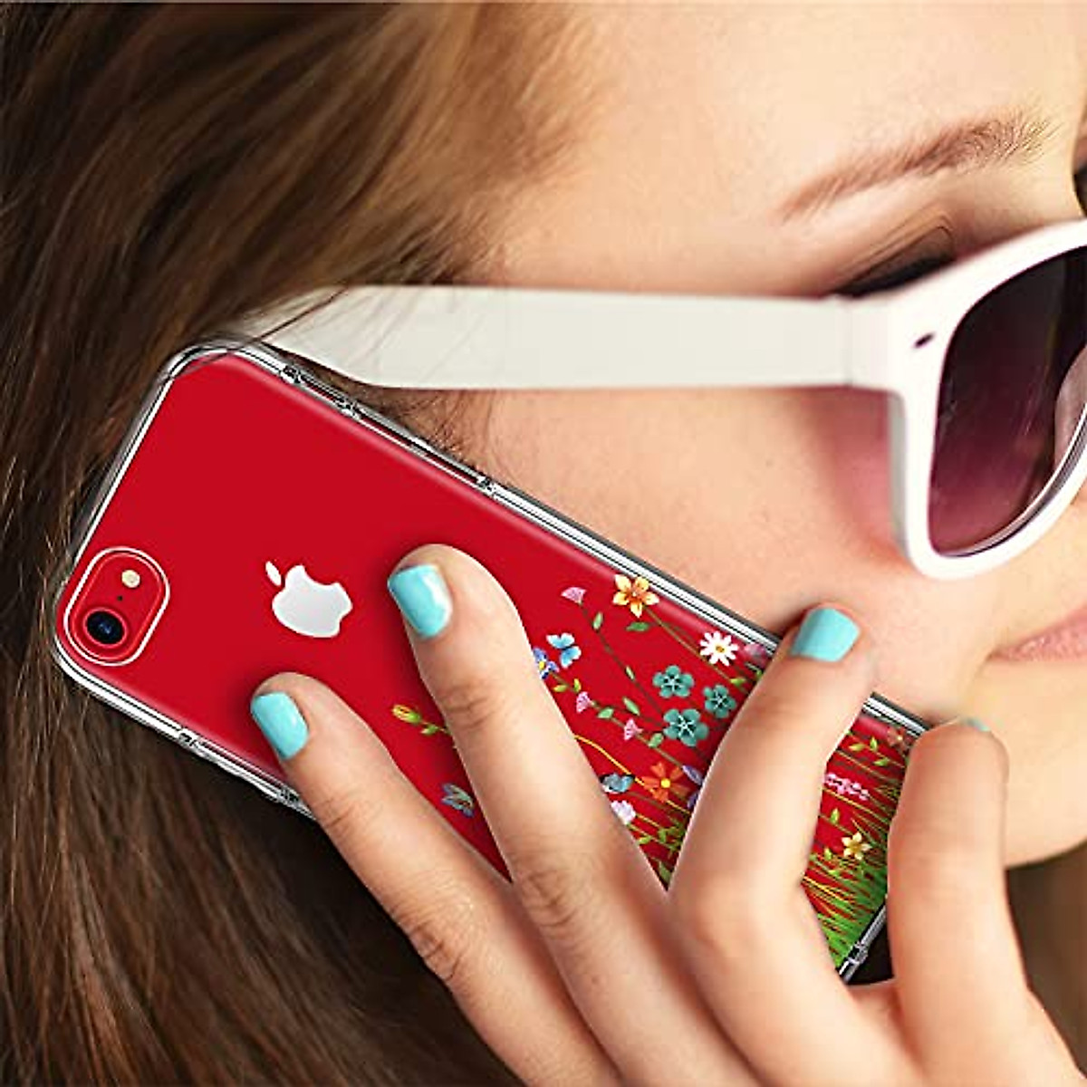 FIRMGE for iPhone SE 2020 Case, Compatible iPhone 8/7 / 6S / 6 Case 4.7 Inch, with [2 x Tempered Glass Screen Protector] 360 Full-Body Coverage Heavy Duty Shockproof Phone Protective Cover- LK001