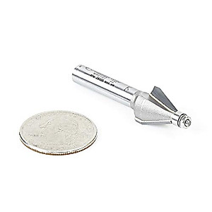 Amana Tool - MR0107 Miniature 22.5° Chamfer with 3/16 Dia Ball Bearing x 1/2 Dia x