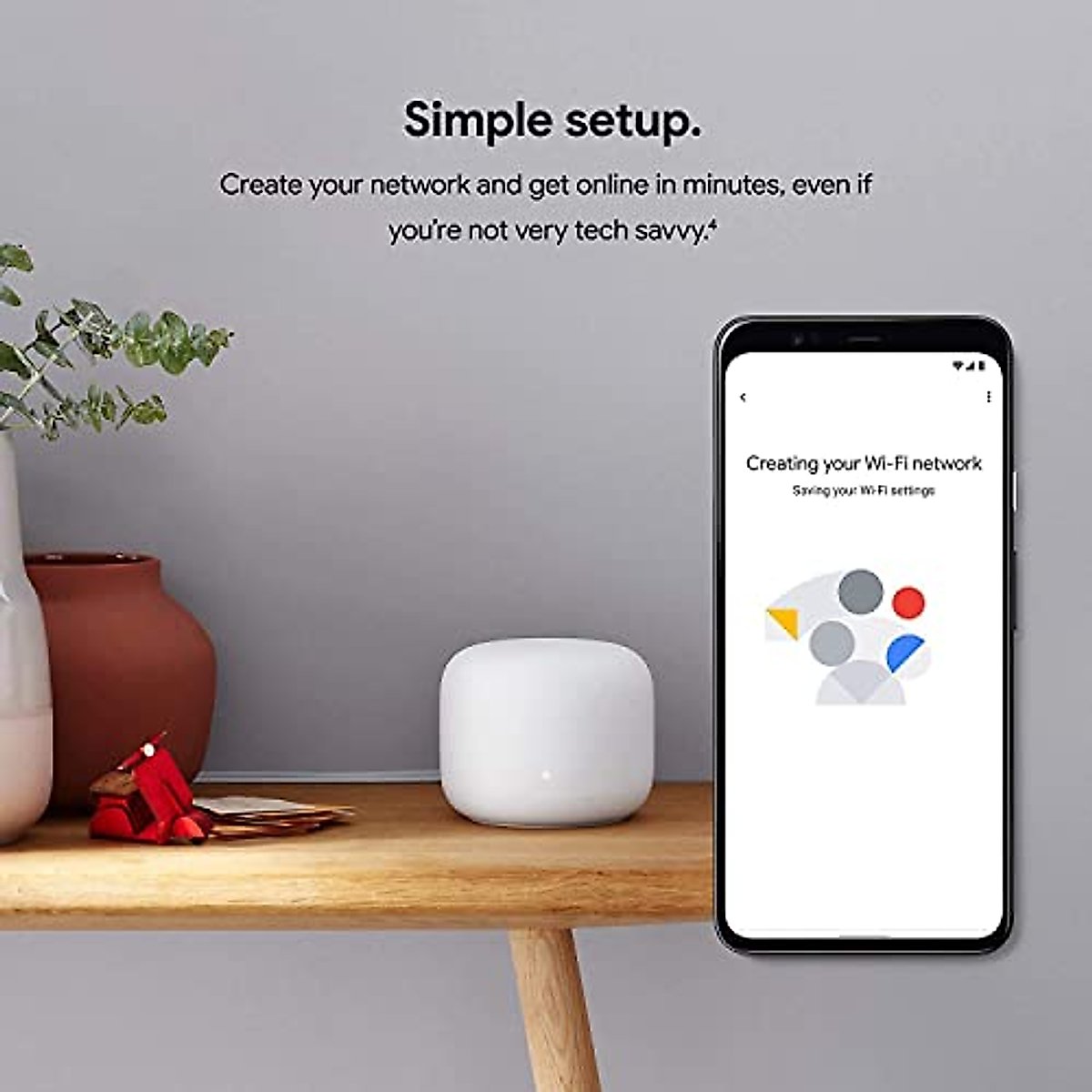 Google Nest WiFi Router 3 Pack ( One Router & Two extenders) 2ndGEneration 4x4 AC2200 Mesh Wi-Fi Routers with 6600 Sq Ft Coverage (Renewed)