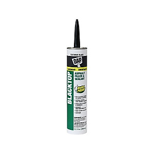 DAP 27065 Blacktop Asphalt Low Voc Slnt Raw Building Materia, 10.1 oz, Black