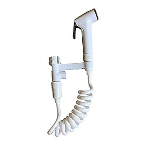 KANGQL Handheld Sprayer, 1Set Portable Toilet Bidet Tap Handheld Shower Sprayer Female Hygeian Device Home Bathroom Accessories