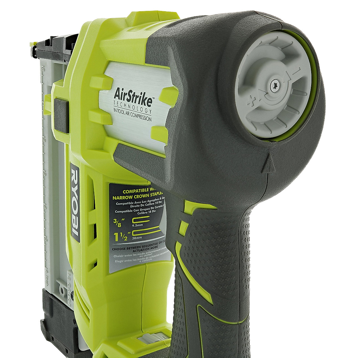 Ryobi P360 18 Volt Lithium Ion One+ 3/8 - 1 1/2 Inch Crown Stapler (Battery Not Included, Power Tool Only)