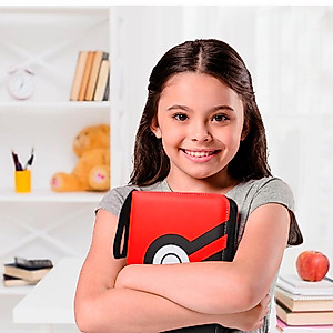 Trading Card Binder 9 Pocket, FOME Portable Card Binder Trading Card Holder with 900 Cards and 50 Removable Sleeves, Binder Photo Album Suitable for Yugioh MTG TCG Game Cards, Sports Cards