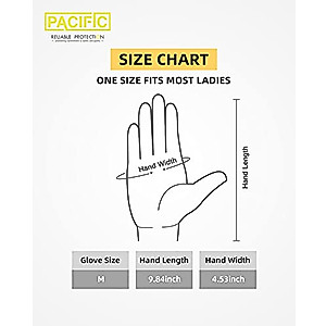 PACIFIC PPE 6 Pairs Gardening Gloves for women and Ladies, Rubber Coated Garden Gloves, Outdoor Protective Work Gloves, Medium Size fits Most, Purple & Yellow & Red