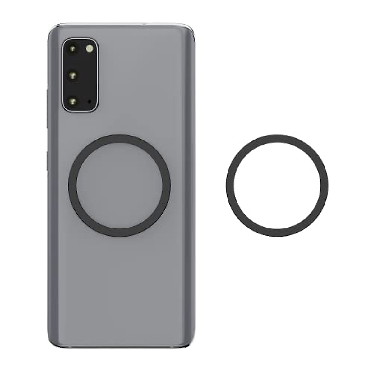 mophie Snap Adapter, Compatible with MagSafe, Qi-Enabled Devices & Snap/Snap+ Wireless Accessories, Includes 2 Metallic Rings for Versatile Magnetic Mounting, Works with Android, Apple, Google Phones