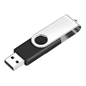 1GB Bulk Flash Drive 100 Pack EASTBULL USB 2.0 Flash Drives Bulk Thumb Drives Bulk USB Drives Pack Storage (Black)