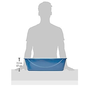 Petmate 22184 22.05" X 16.55" X 6.5" Jumbo Litter Pan Assorted Colors