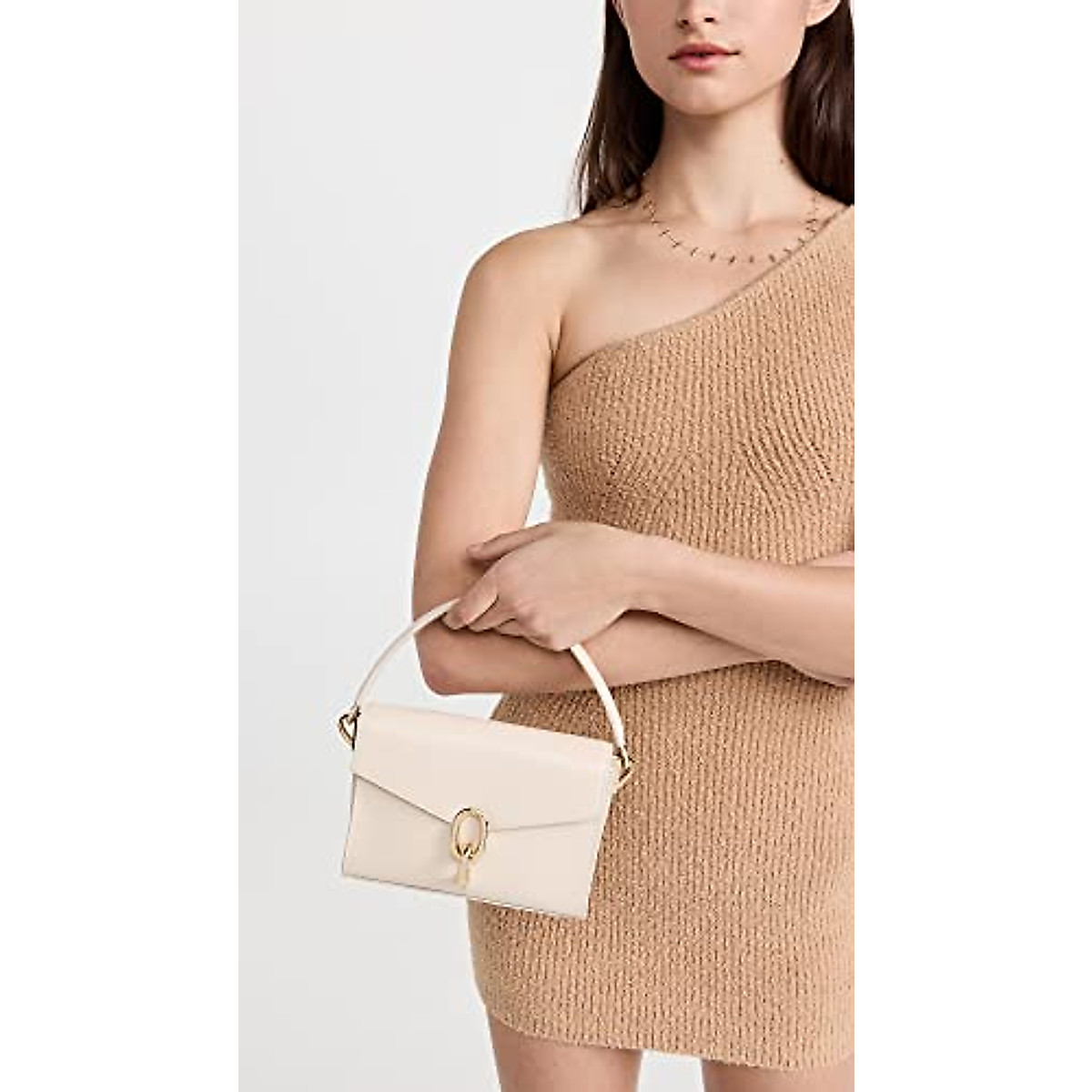 ANINE BING Women's Mini Colette Bag, Cream, Off White, One Size