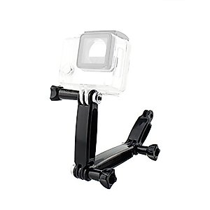 3 in 1 Extension Pivot Arm – SIM&NAT Adjustable Monopod Bracket with Thumb Screw for GoPro Fusion Hero 11 10 9 8 7 6 5 4 Session 3+ 3