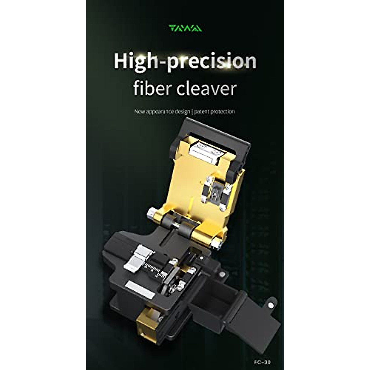 ORIENTEK Optical Fiber Cleaver Double Fixture High Precision Fiber Optic Cutting tools Wire Stripping Machine clivador fibra óptica 48,000 Cleaves (FC-30 Cleaver)