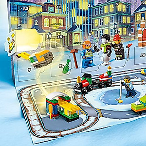 LEGO City Advent Calendar 60303 Building Kit; includes City Play Mat; Best Christmas Toys for Kids; New 2021 (349 Pieces)