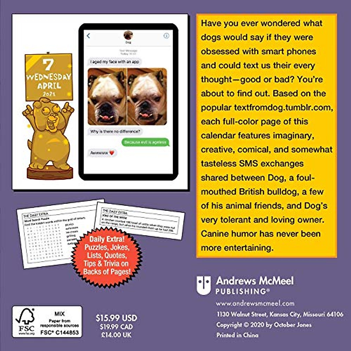 Texts from Dog 2021 Day-to-Day Calendar