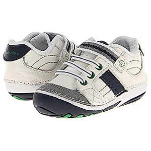 Stride Rite boys Srt Soft Motion Artie Athletic Sneaker, White/Navy, 3.5 Infant US
