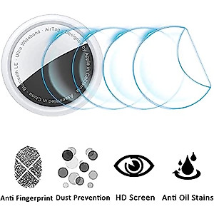 MARVAL Airtag Dog Collar Holder + 4 pcs Protective Film Compatible with Apple Air Tag Cat Pet Case, Protective Waterproof Silicone Small for Puppy (B Black+GlowPink 2 Pack)