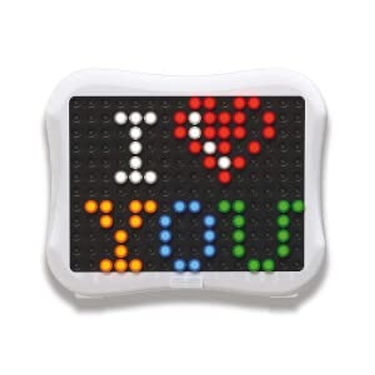 Quercetti Peg Brite Light-Up Toy - Design and Create Mosaic Art on The Peg Board with 120 Pegs & Bright LED Lights, Promotes Creative Thinking and Fine Motor Skills, for Kids Ages 3 Years & Up