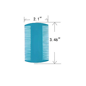 8 Pieces Comb Include 4 Pieces Hair Comb Double Sided, 4 Pieces Removing Dandruff Flakes with Metal Teeth