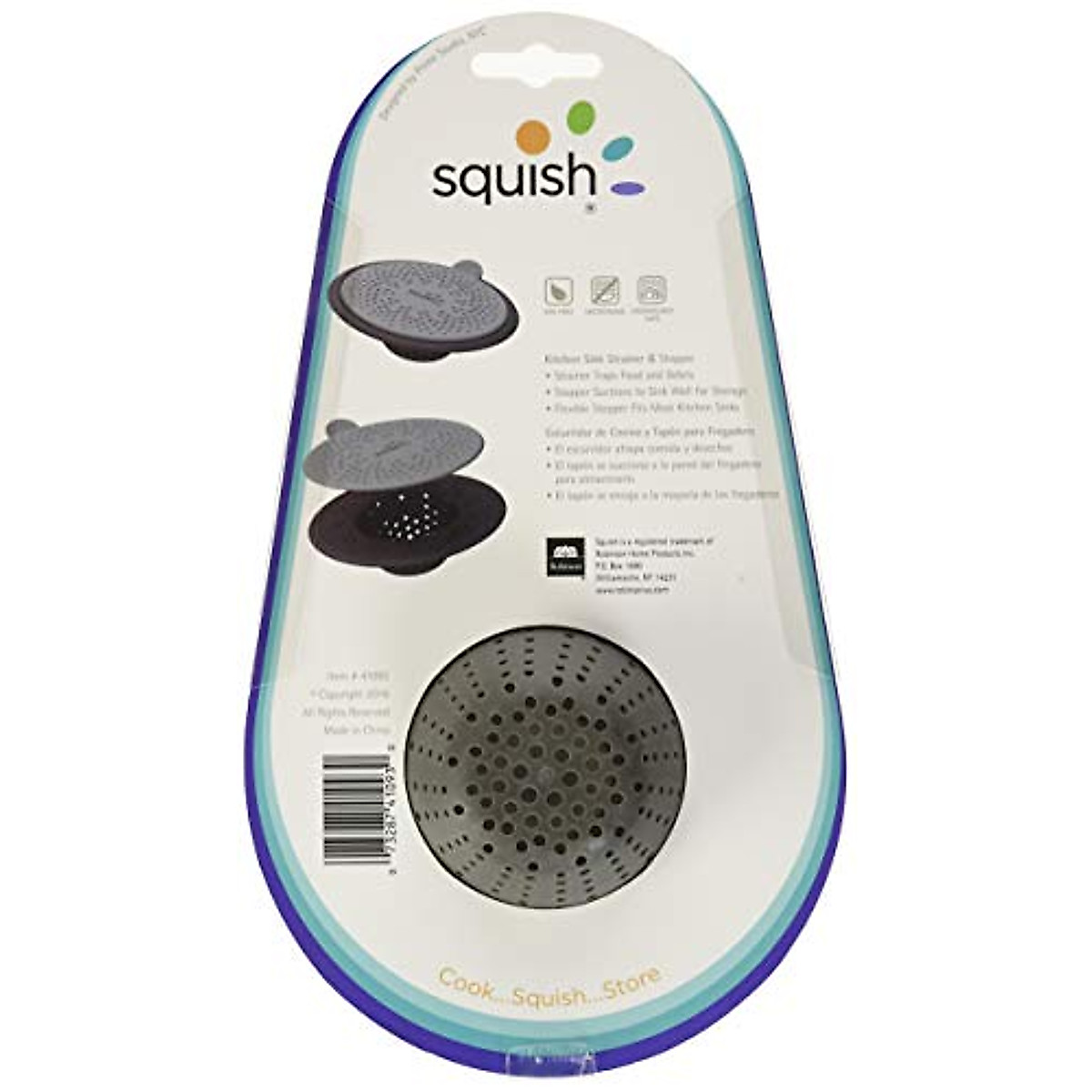 Squish 41093 Sink Stopper/Strainer Stopper/Strainer