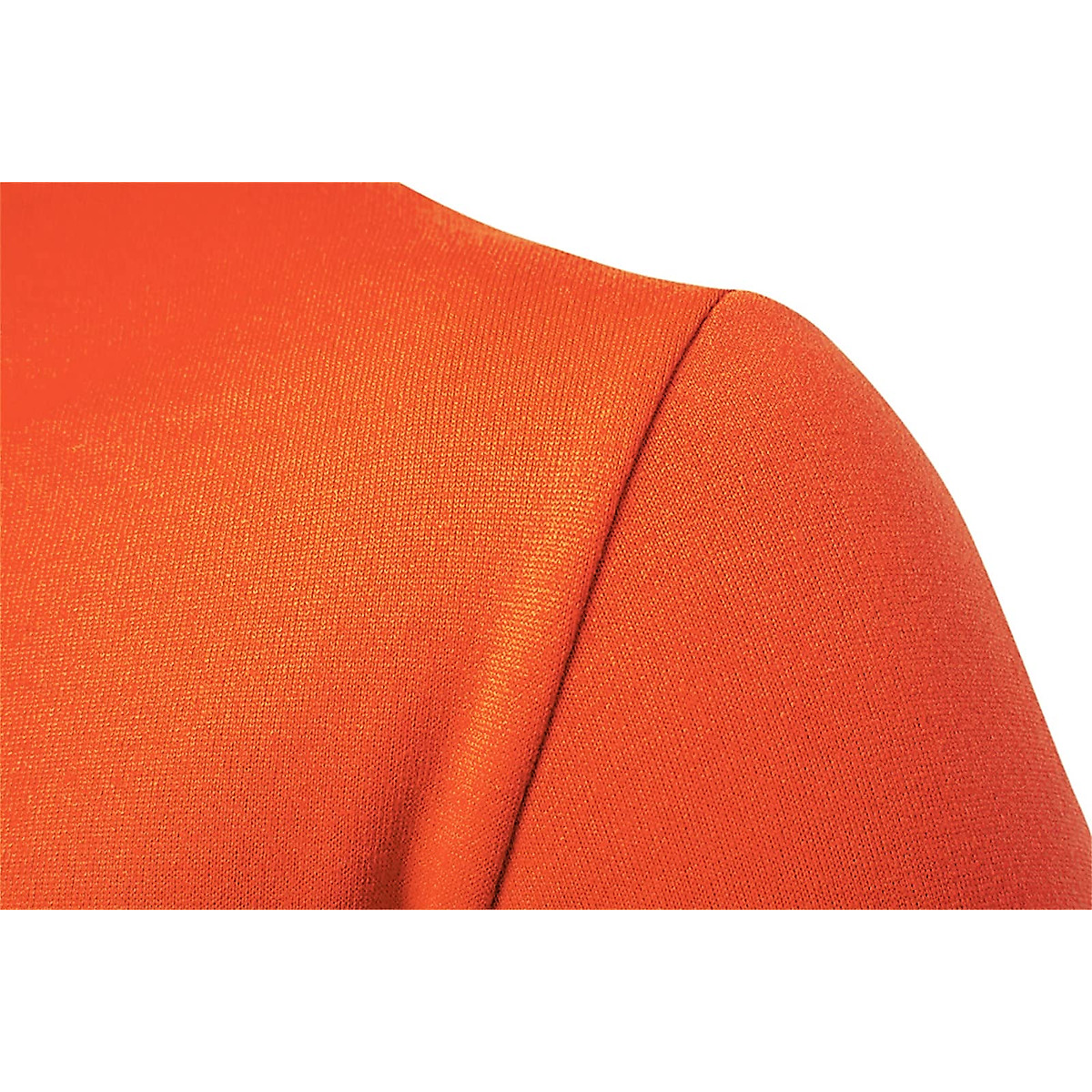 Maiyifu-GJ Men's Casual Solid Pullover Hoodies Long Sleeves Gym Hooded Sweatshirt Lightweight Drawstring Athletic Hoodie (Orange,Large)