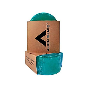 Alien Shave Shaving Soap For Men & Women (Solar Mint). Powered with Coconut Oil and Glycerin. 4.25 oz (1-Pack)