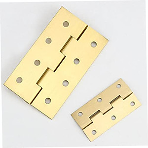 Housoutil 12 PCS Heavy Duty Hinges Door Hinges Spring Hinge Cabinet Hinges Brass Hinges Bearing Cabinet Hinge Hinges for Door Interior Hinges Wooden Box Silent Door Jewelry Box Copper Door