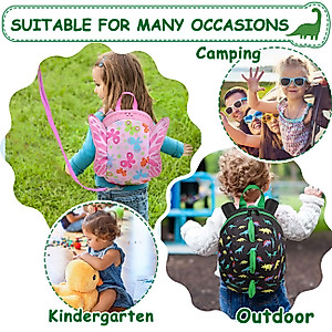 VASCHY Mini Toddler Backpack with Leash, Ultra Lightweight Tiny Little Daycare Backpack Boys Dinosaur