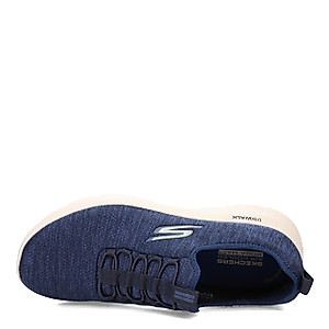 Skechers Men's Gowalk Flex-Athletic Slip-On Casual Walking Shoes with Air Cooled Foam Sneakers, Navy/Blue 2, 10.5