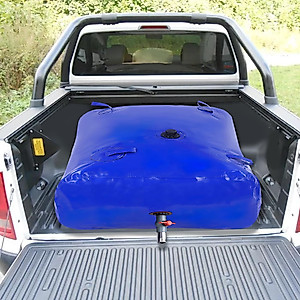 Water Bladder Storage Containers,240L/63Gallon Portable Fresh Water Storage Tank,Bathtub Water Storage Bladder Barrel Bag for Drought Resistance Fire Protection Agricultural Irrigation Outdoor