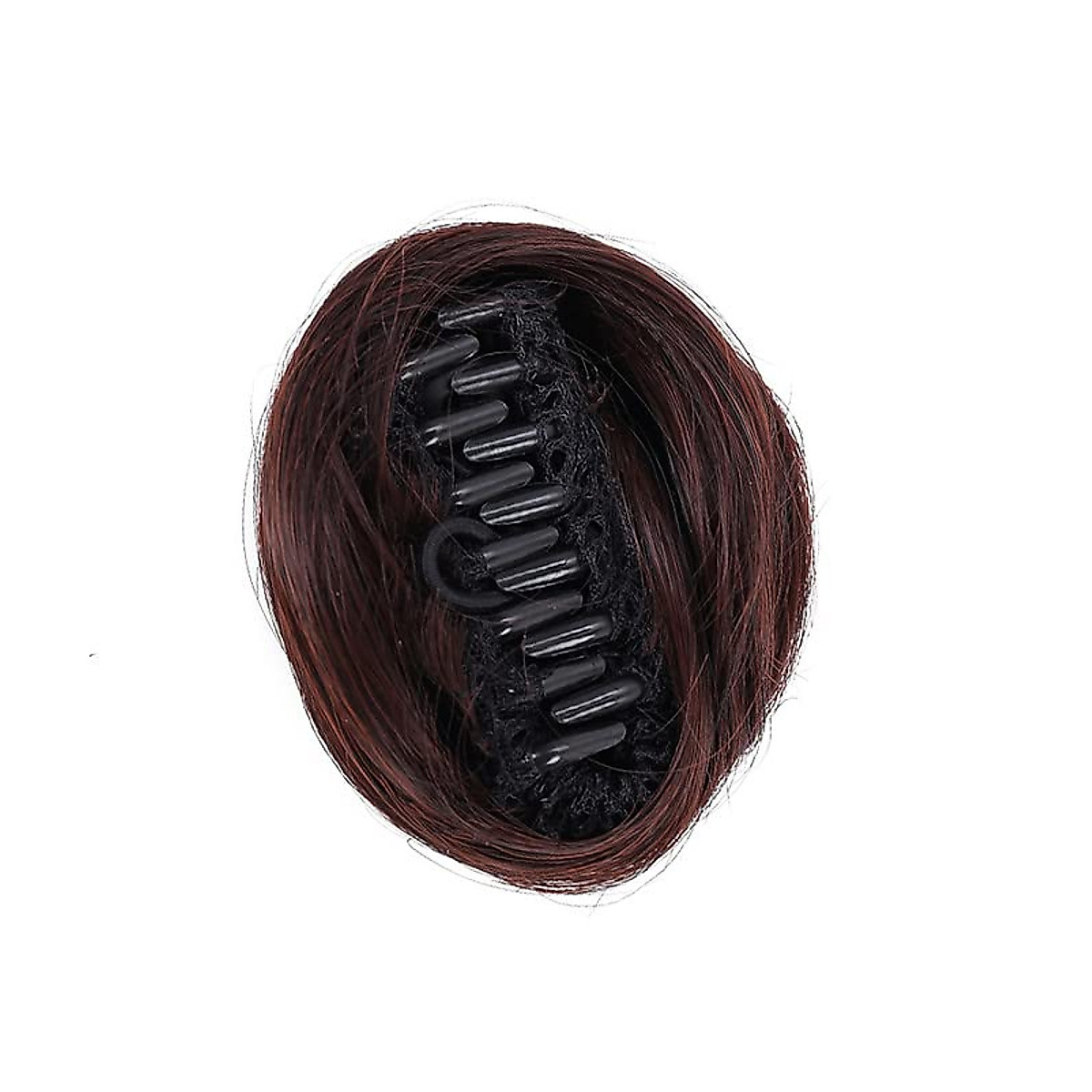 SDZNYQT 2PCS Cat Ears Hair Donut Chignon Claw Clip in Messy Hair Bun Mini Claw Clip in Updo Bun Extensions Wig Accessory Cat ears bun (2/33)