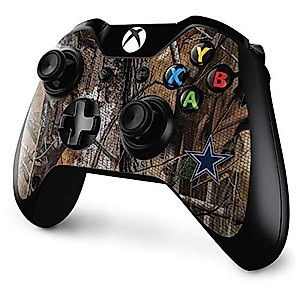Skinit Decal Gaming Skin Compatible with Xbox One Controller - Officially Licensed NFL Dallas Cowboys Realtree AP Camo Design