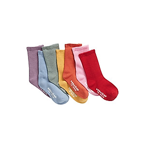 GAP baby girls Crew Socks, Multi, 2-3T US